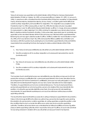 Medado - case digest - CASE DIGESTS San Beda University | College of ...