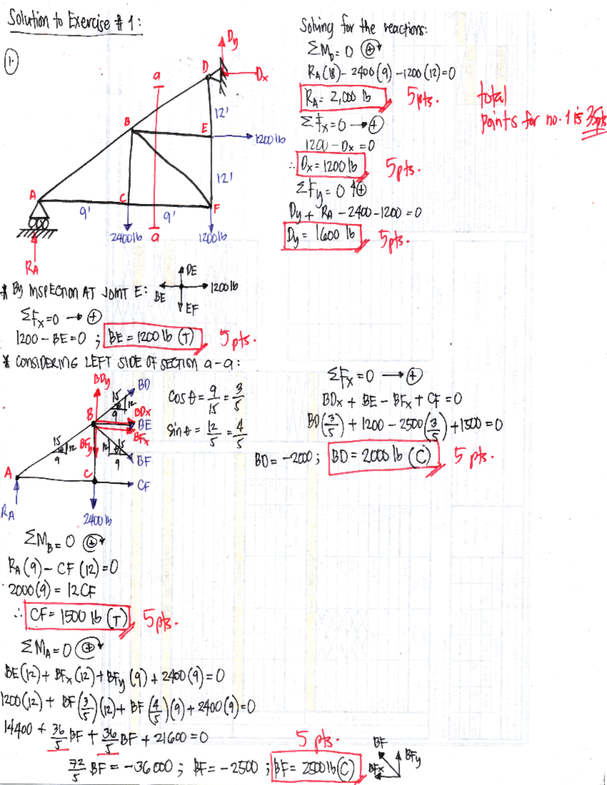 Exercise #1 Solution - Solution to Exercise 1: Solving for the ...
