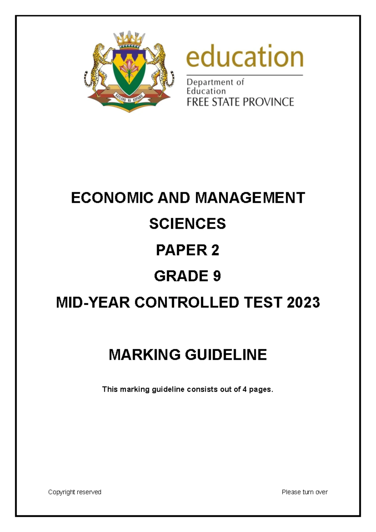 Grade 9 EMS Term 3 Manual: Business Functions & Planning Guide - Studocu