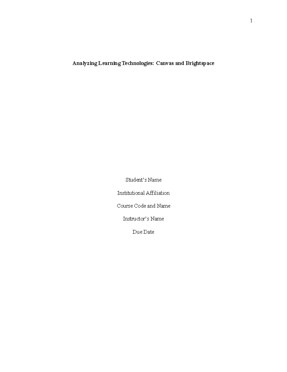 Analyzing Learning Technologies - Instructure's Canvas, known for its ...