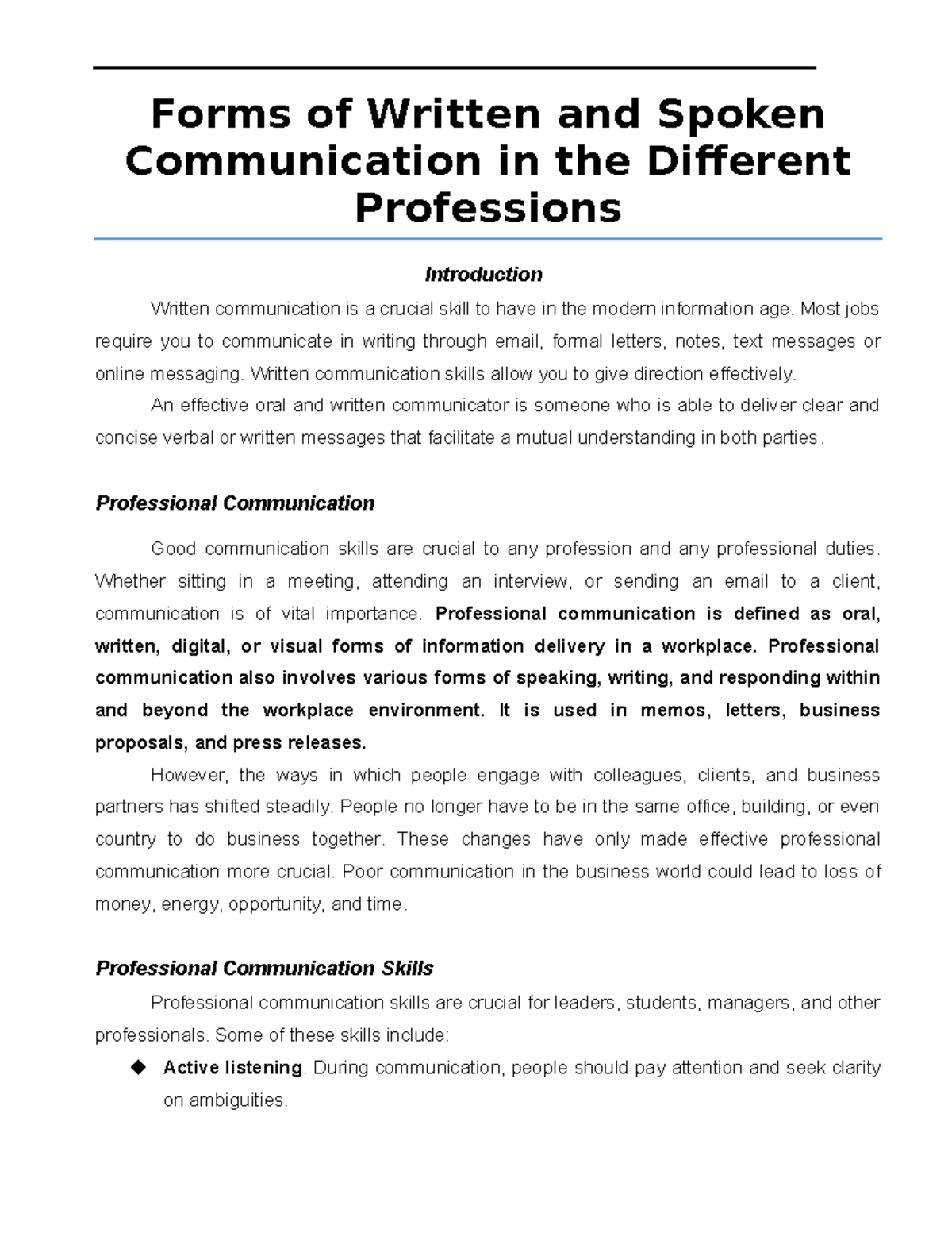 Wks-7-8-Forms-of-Written-Spoken-Comm - Forms of Written and Spoken ...