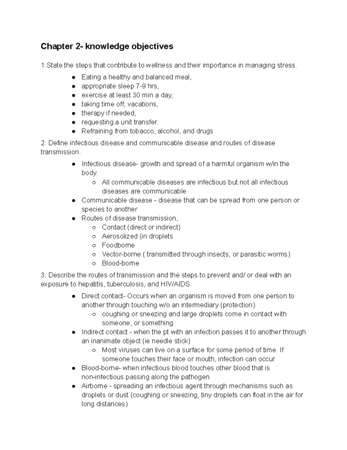 Chapter 2 - Workforce Safety and Wellness: Key Knowledge Objectives ...