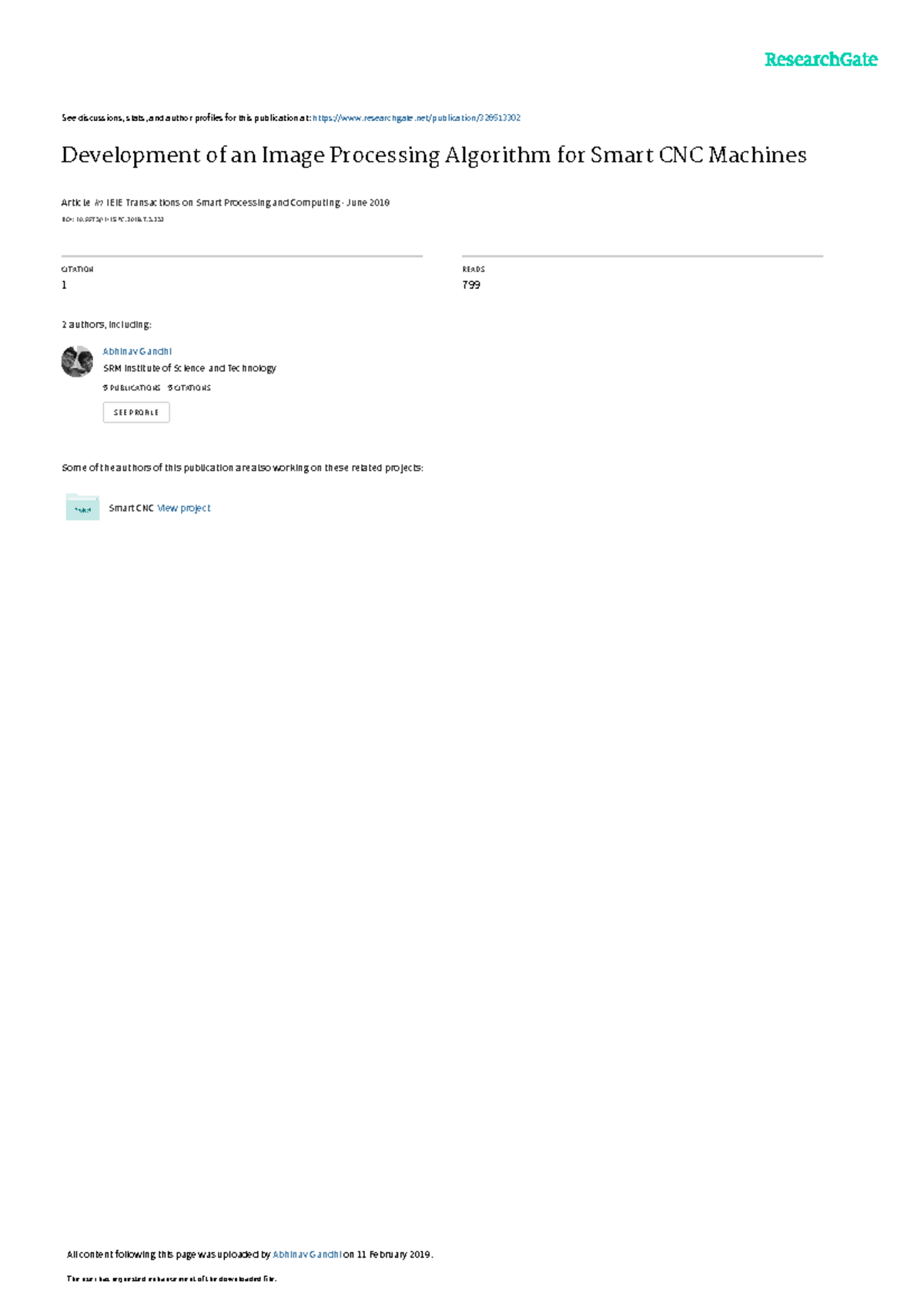 Xu ly anh may cnc thong minh - See discussions, stats, and author ...