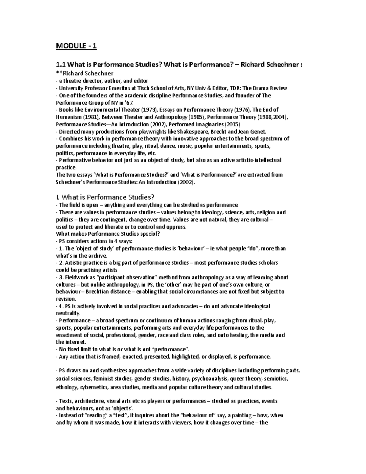 Performance Studies: An Introduction to Richard Schechner's Theories ...