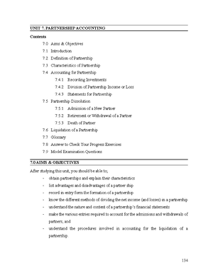 Principle II - Principle of Accounting II for Accounting & Finance ...