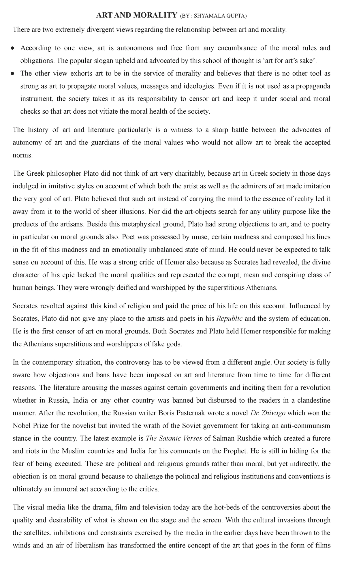 Art and film appriciation - Art and film appreciation (sec) philosophy ...