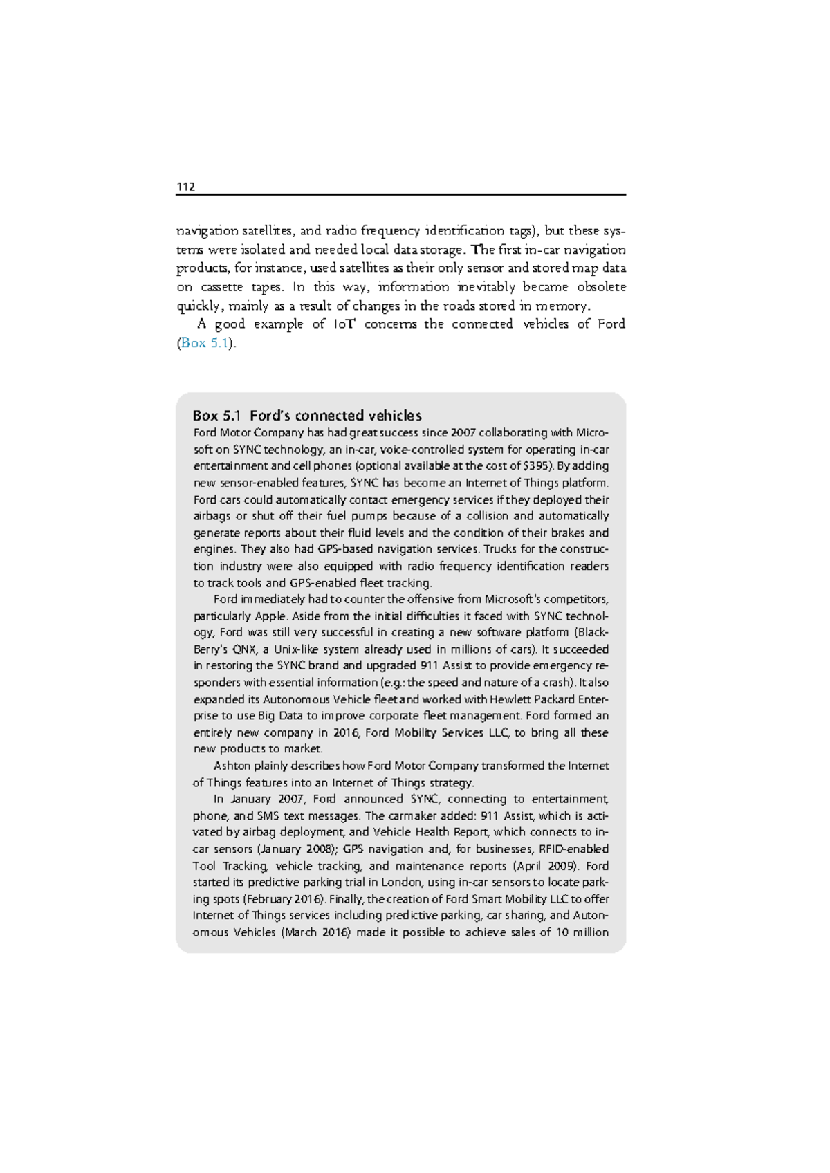 Case Study 1 - Ford's Connected Vehicles in IoT Transformation - Studocu