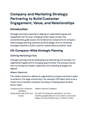 QUIZ 4 KEY - Chapter 4 - QUIZ 4 KEY - CHAPTER 4 PRINCIPLES OF MARKETING External databases are ...