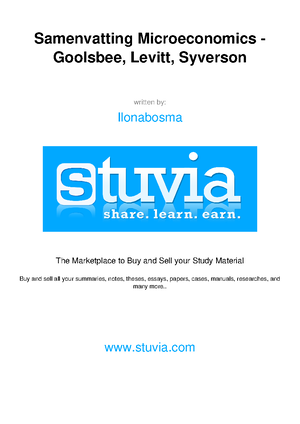 Consumer Behaviour - Microeconomics - Learning Unit 3: Consumer ...