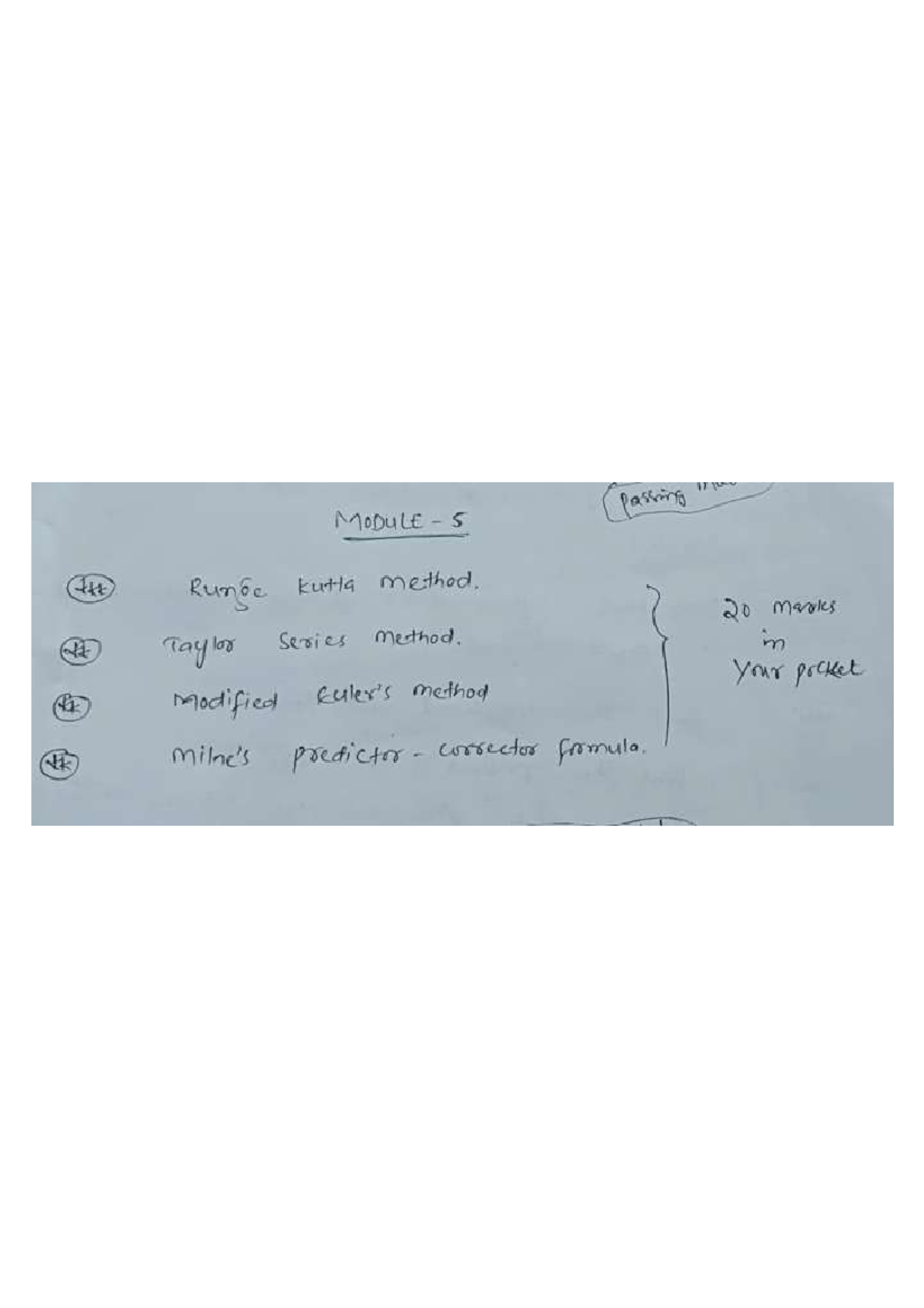2nd Module Important Questions: Runge-Kutta, Taylor Series, and More ...