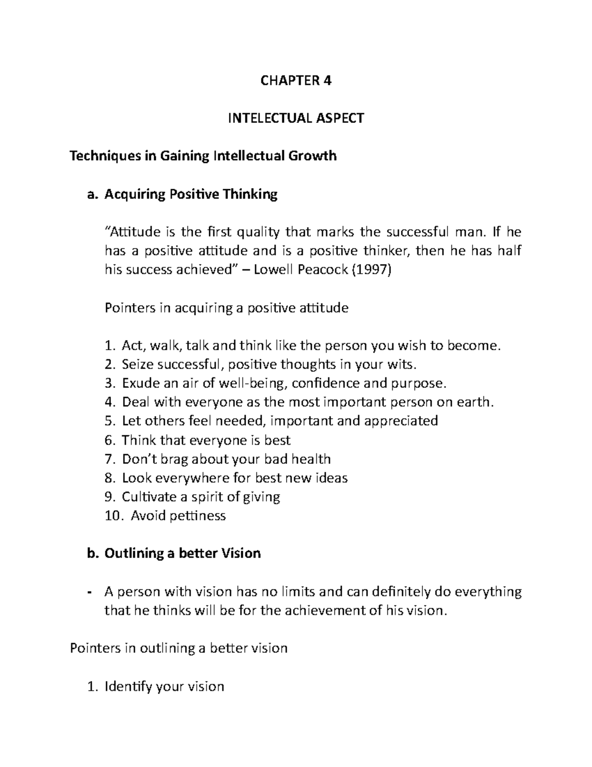 THC-3 Intelectual Aspect - CHAPTER 4 INTELECTUAL ASPECT Techniques in ...