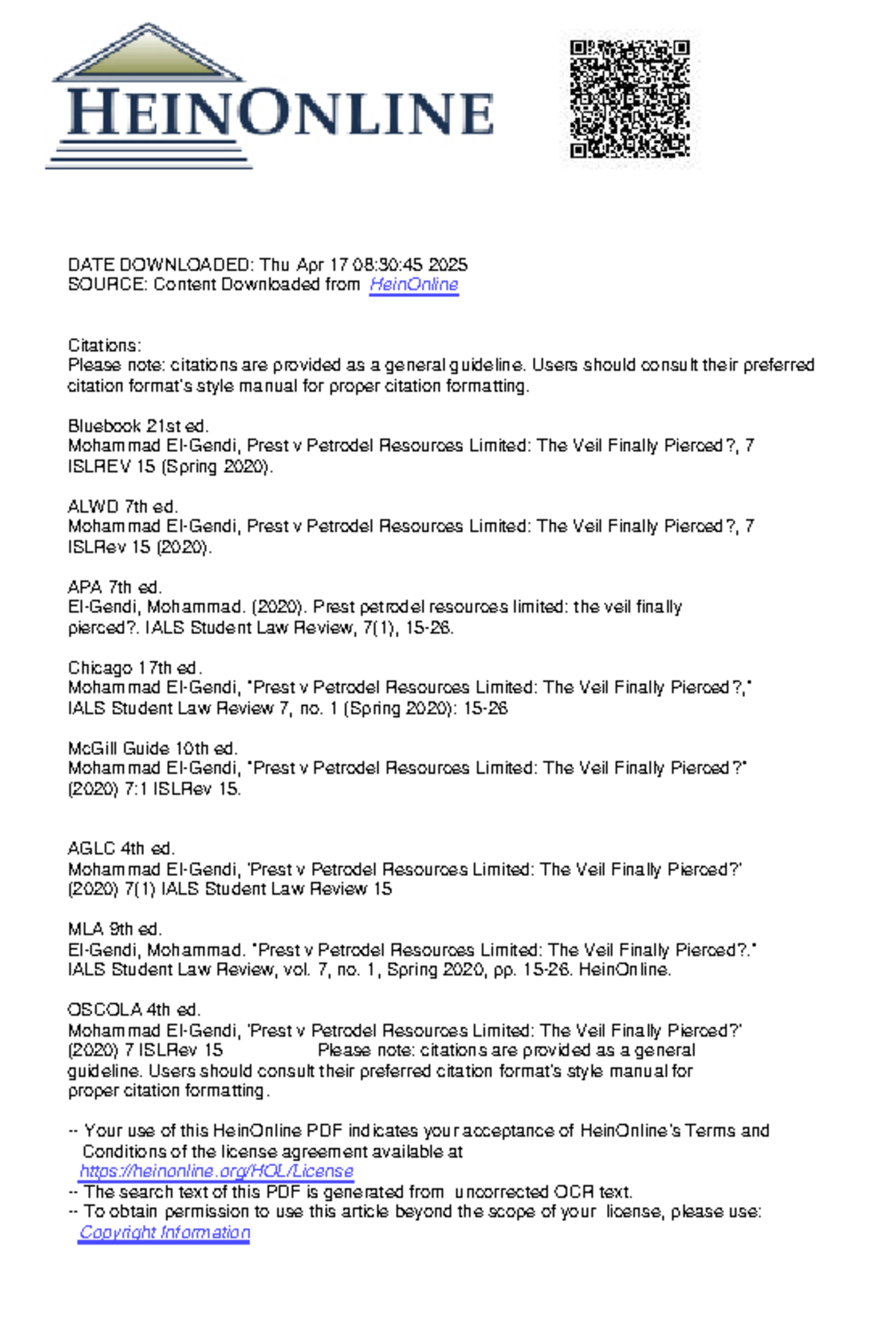 Mohammad Prest v Petrodel Resources Ltd: The Veil Finally Pierced ...