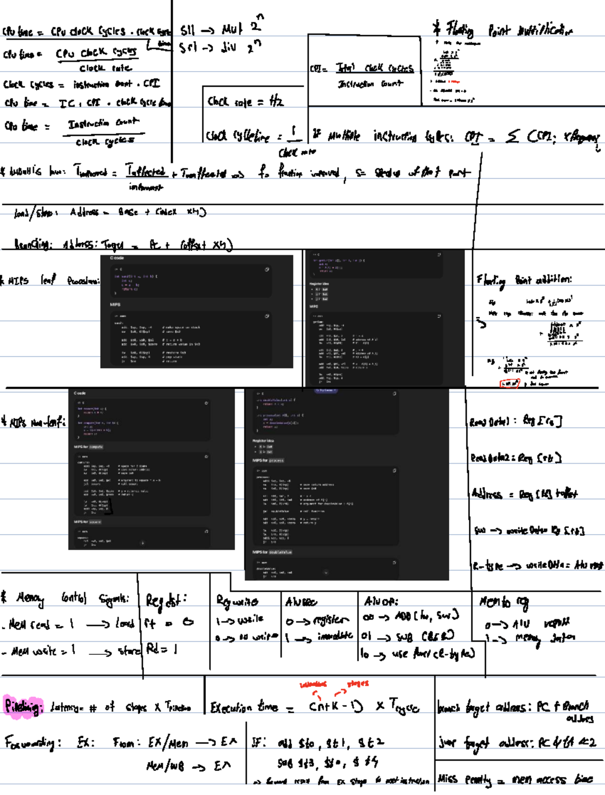 Final 316 Cheat Sheet: Key Concepts and Formulas - Studocu