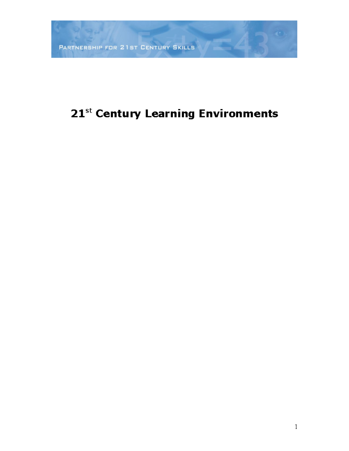 21st Century Learning Environments: Integrating Support Systems for ...