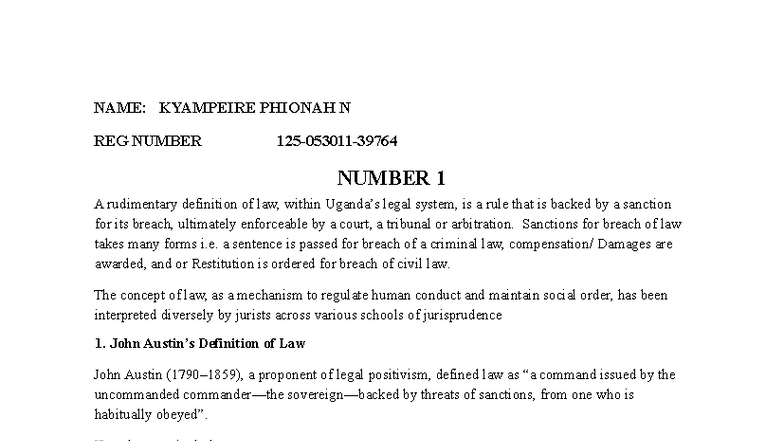 Legal Theories: An Overview of Jurisprudence Schools of Thought - Studocu