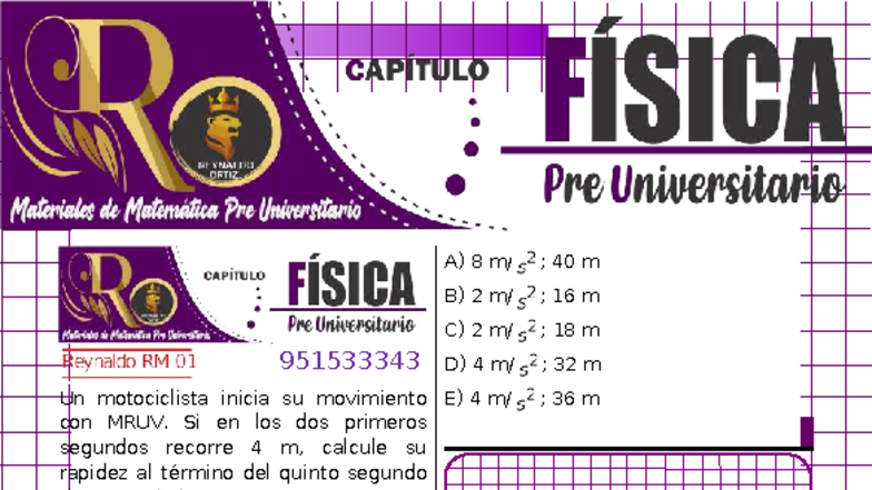 Cinemática II - Apuntes de Física A: Movimiento Rectilíneo ...