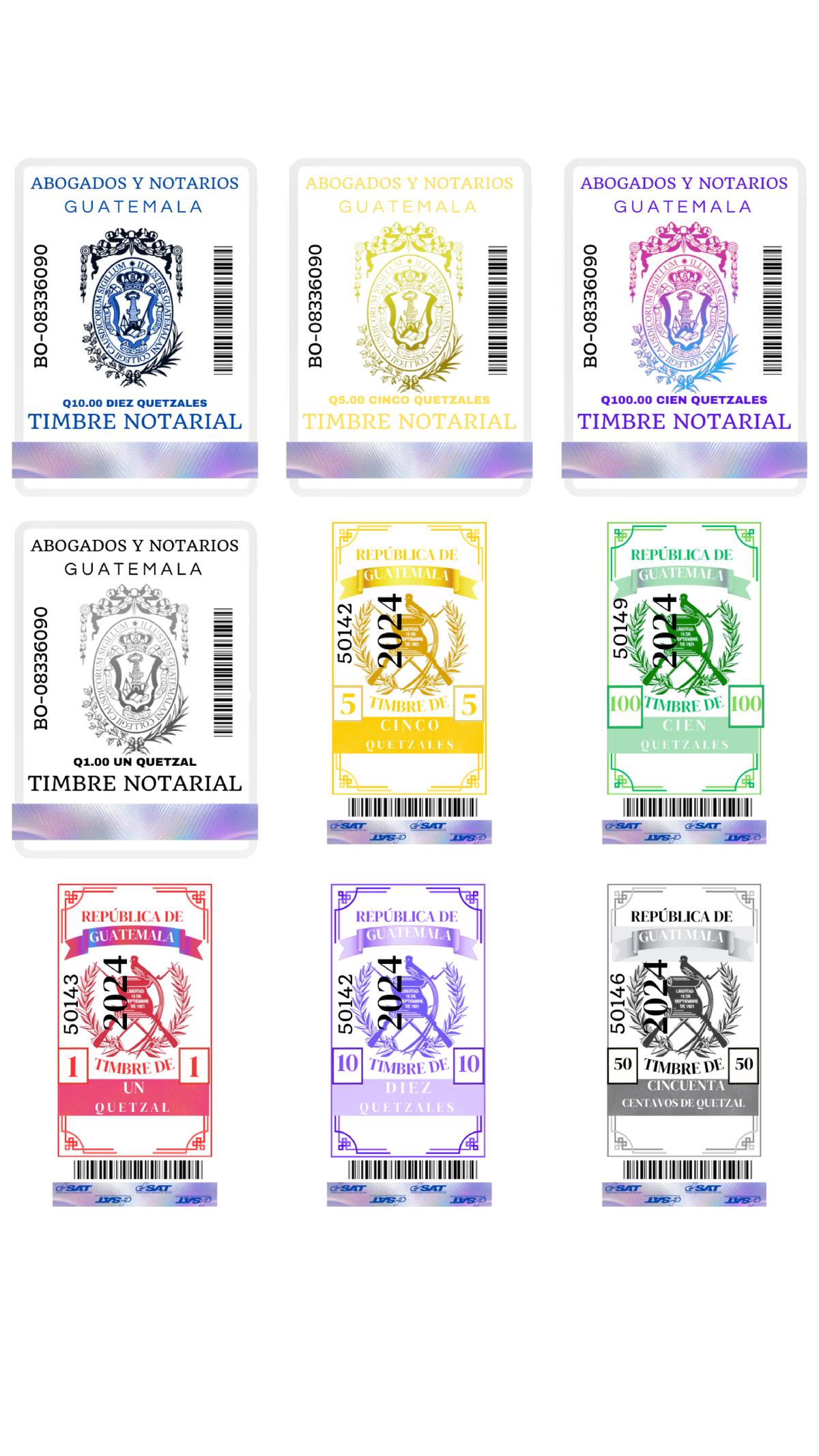 Timbres Notariales y Fiscales 2024 en Guatemala para Abogados - Studocu