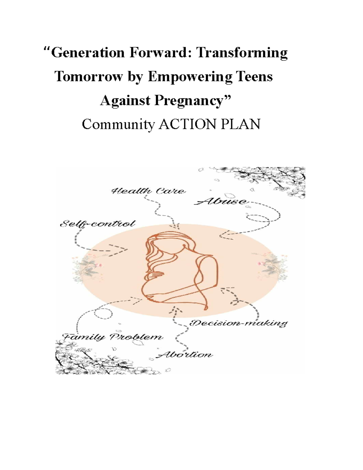 Community Action Plan on Teenage Pregnancy Prevention: Empowering Youth ...