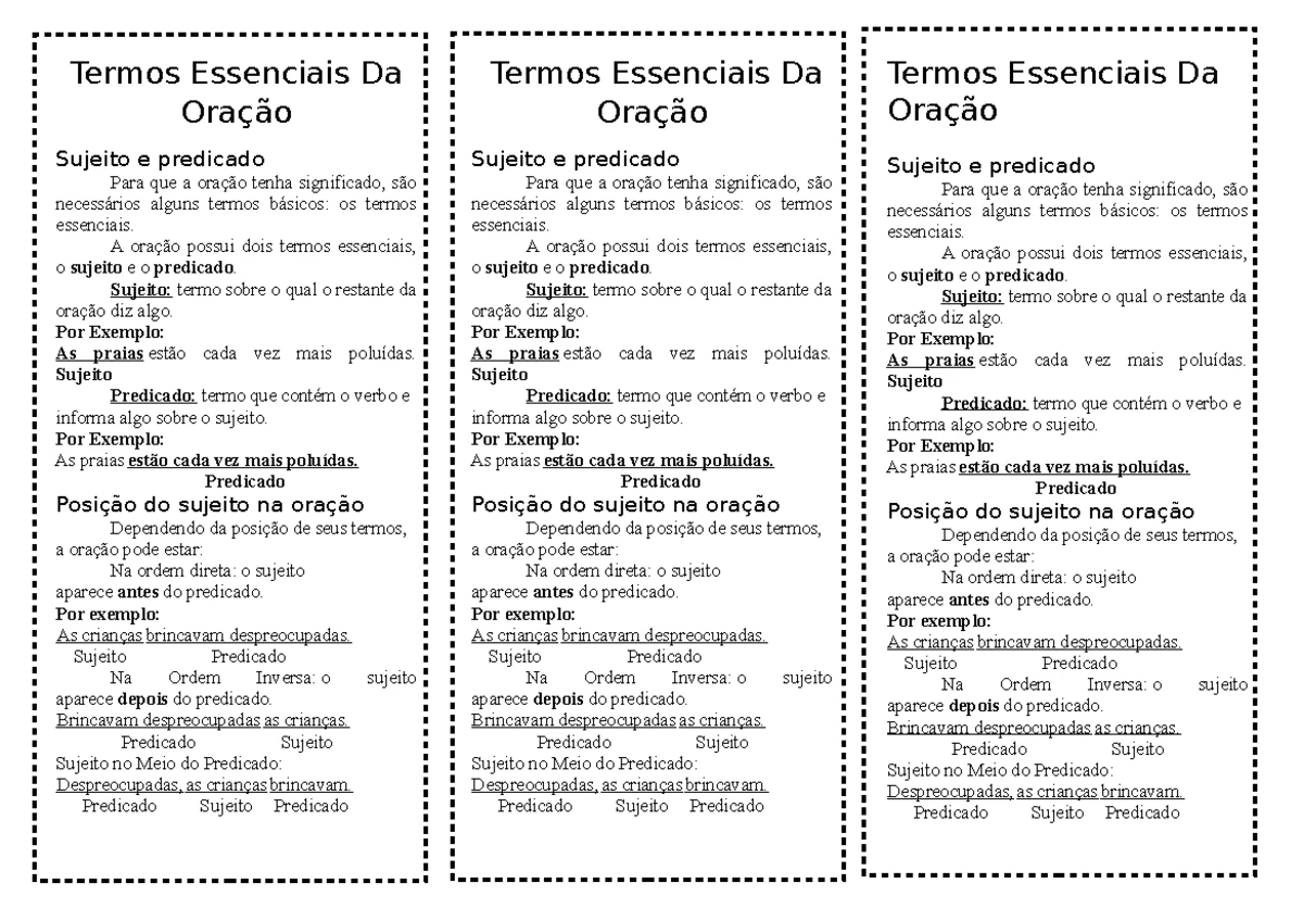 Tipos de Sujeito e Predicado: Características e Exemplos Essenciais ...