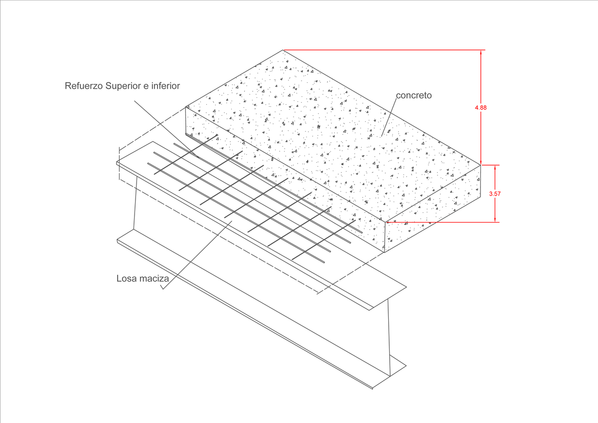 Contrapiso Concreto - taller de diseño - Refuerzo Superior e inferior ...