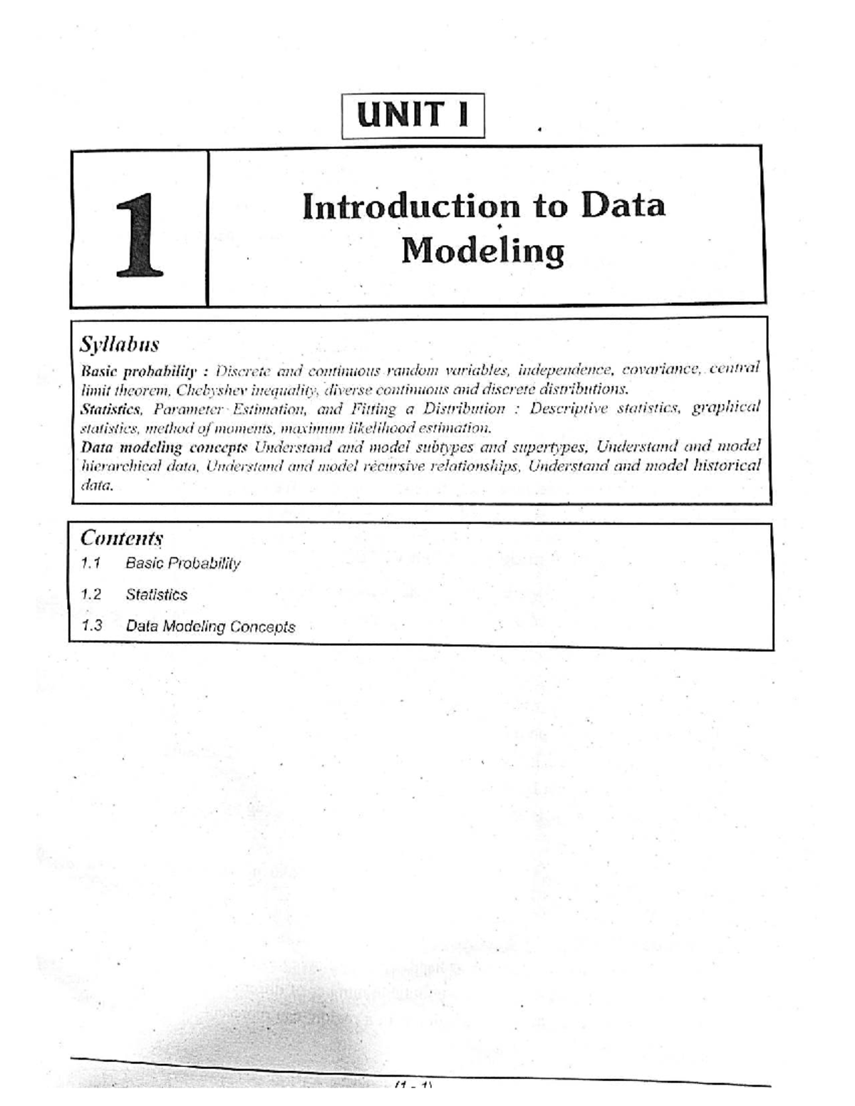 DMV 101: Introduction to Data Modeling and Visualization Syllabus - Studocu
