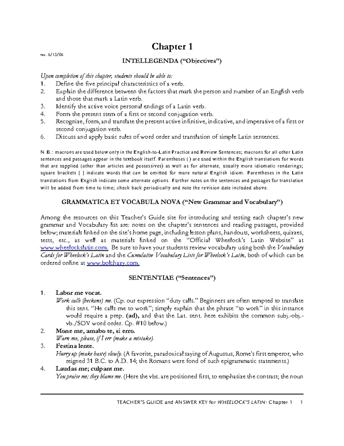 CLC - Latin Book II Dictionary of Terms and Definitions - Studocu