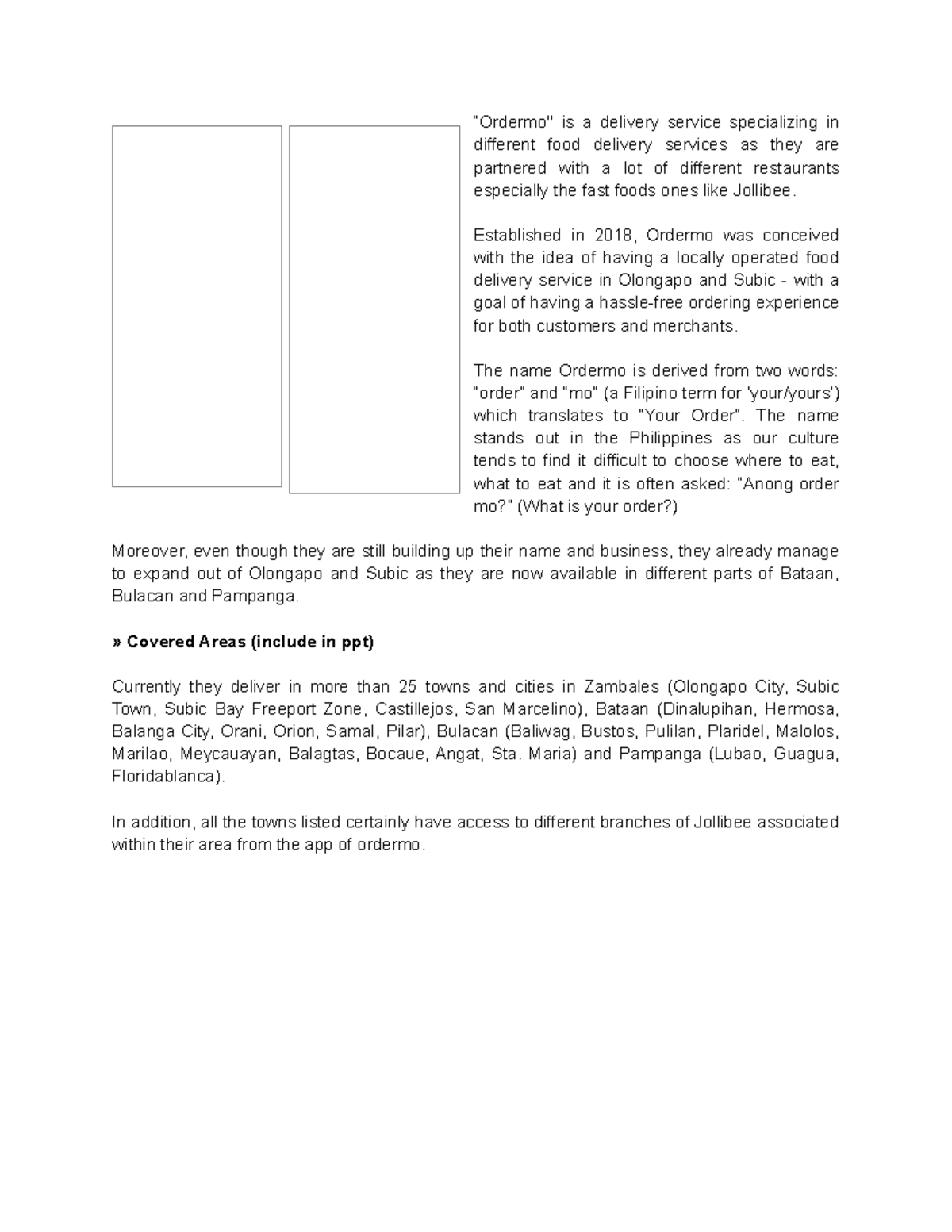 Ordermo: Your Hassle-Free Food Delivery Service in the PH - Studocu