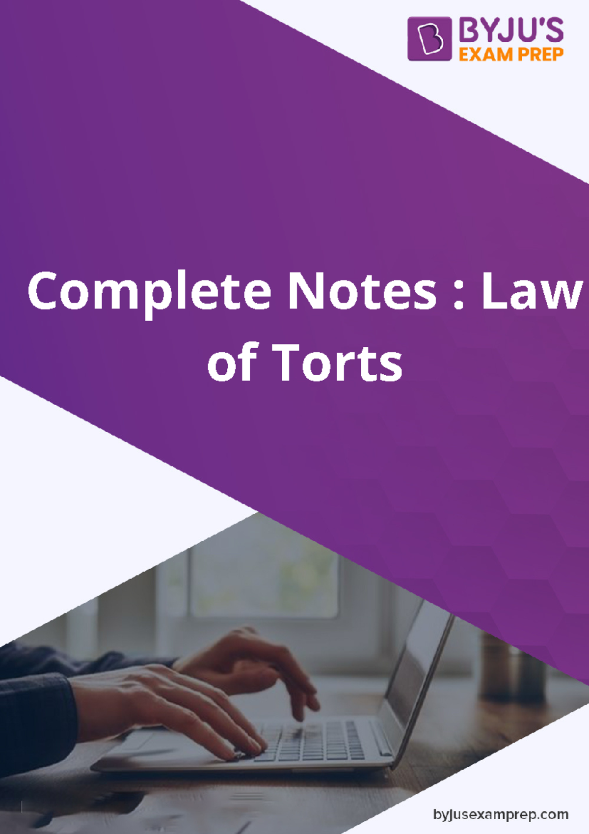 Byju's complete notes law of torts - Complete Notes : Law of Torts ...