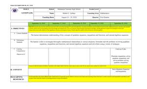 MMW - Module 1 - Lecture notes mathematics in the modern world - 2 nd ...