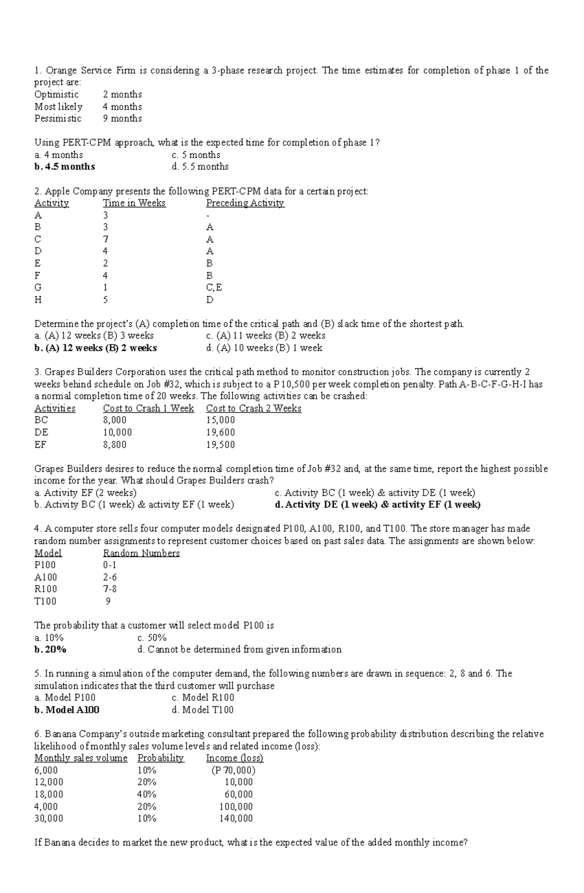Intermediate Accounting 1: Quantitative Techniques Problem Set 2 - Studocu