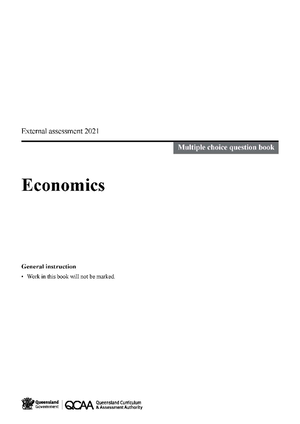 QCAA 2020 Mock Exam - Specialist Mathematics Marking Guide - Studocu