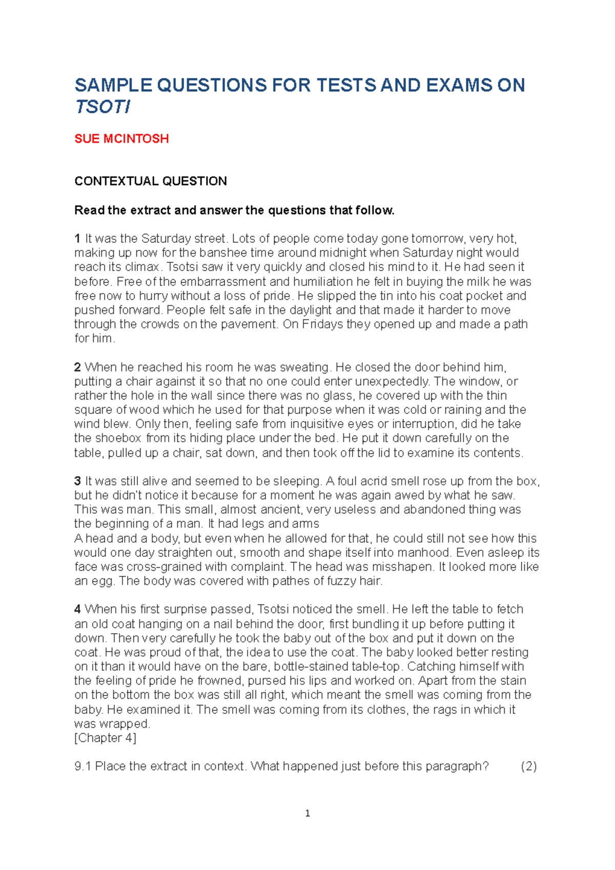 Grade 12 English FAL P2 JUNE EXAM - THUTO KE MAATLA ENGINEERING SCHOOL ...