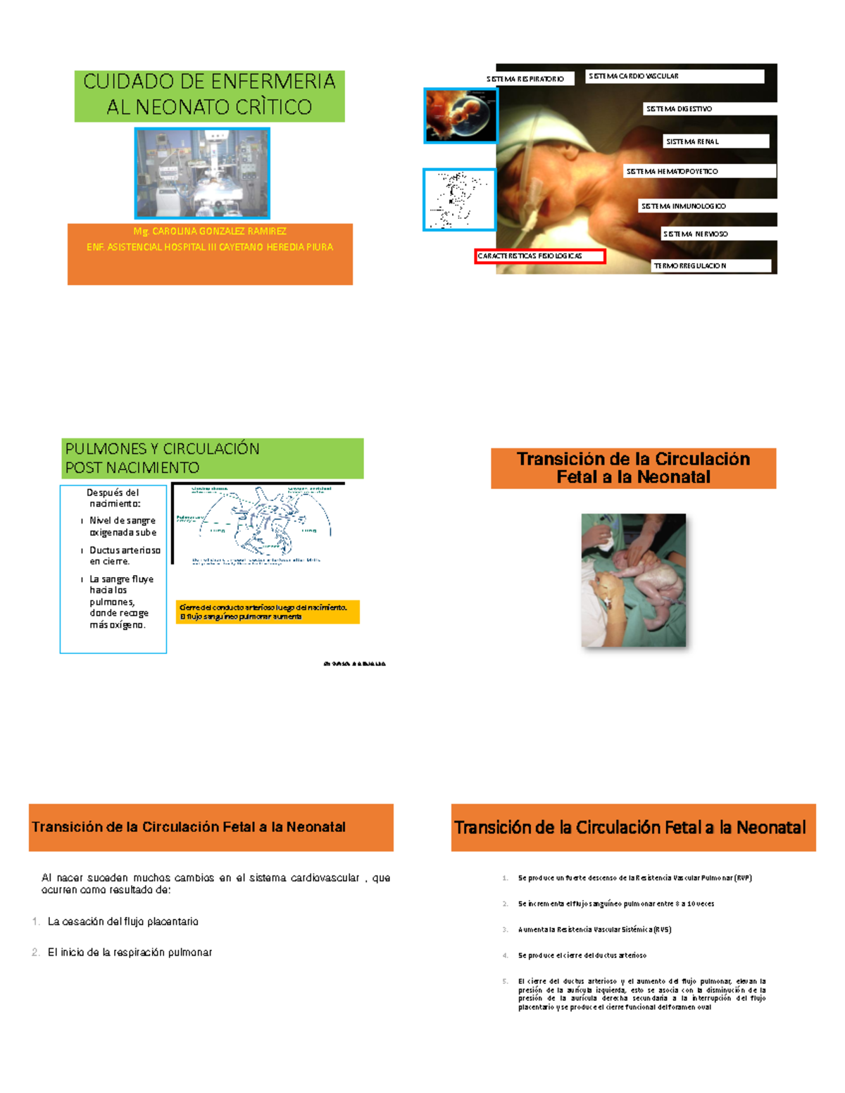 Cuidado DE Enfermeria AL Neonato Crìtico - CUIDADO DE ENFERMERIA AL ...