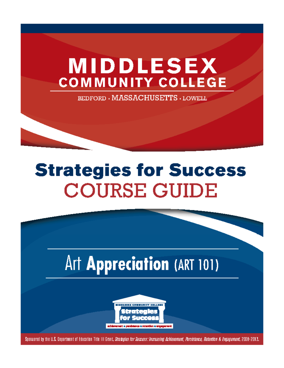 ART 101 Art Appreciation Curriculum Guide - M I D D LE S E X COM M U N ...