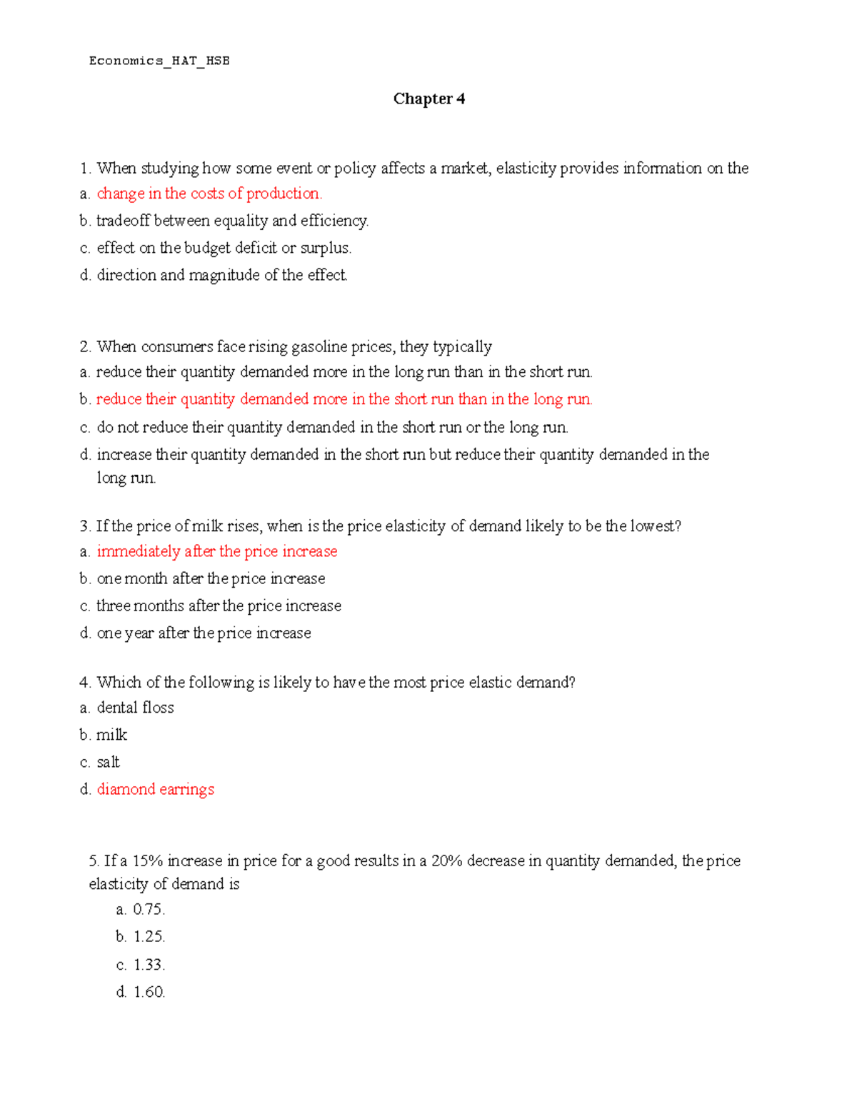 Homework chapter 4 - xin lỗi em up linh tinh - Economics_HAT_HSB ...