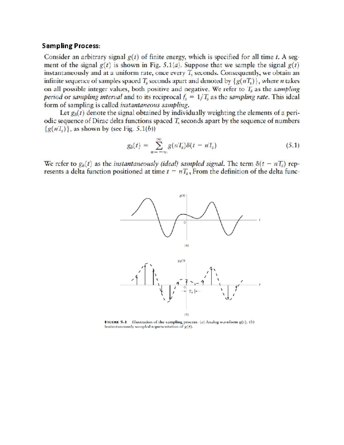 12. PAM and PCM END OF Sheet - Sampling Process: Sampling Theory and ...
