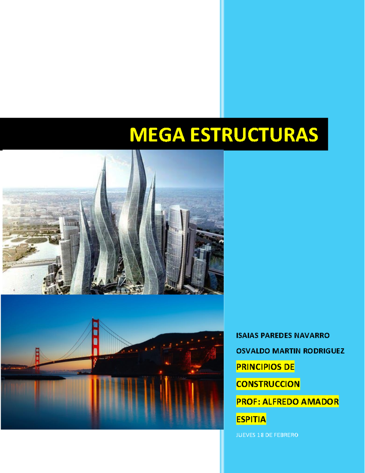 Megaestructuras - las megraestructuras - ISAIAS PAREDES NAVARRO OSVALDO ...