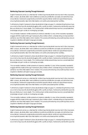 Consolidating Learning Through Regular Review - Regular review and ...