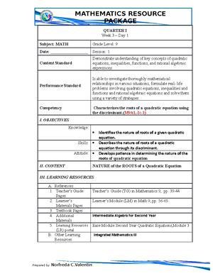 MATH-10 Q4 WEEK-2 Module-2 Calculates-A- Specified- Measures-OF ...