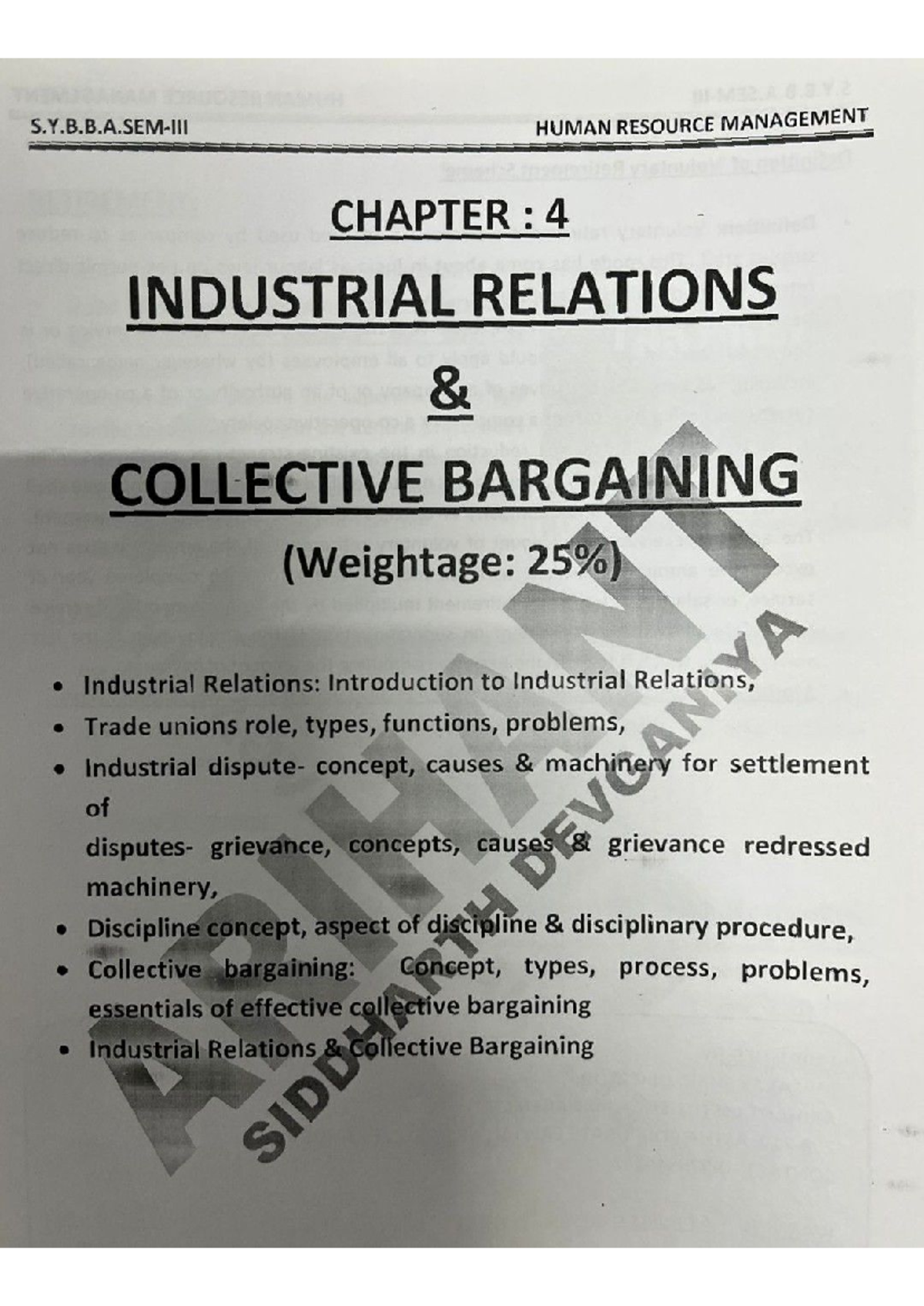 Title: HRM 101: Industrial Relations and Collective Bargaining Notes ...