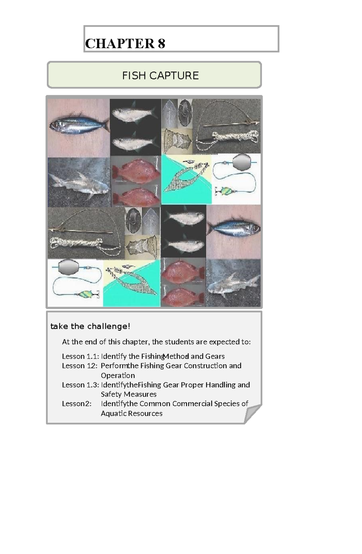 Fishing Gear and Methods Overview - Chapter 8 for Aquaculture 101 - Studocu