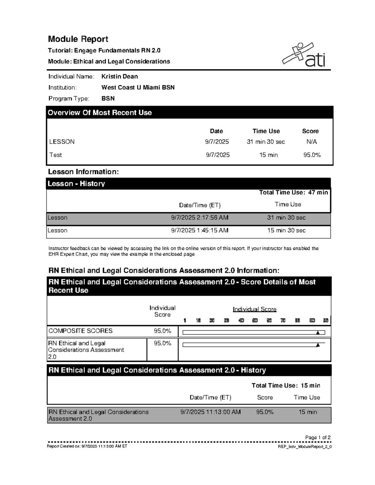 RN BSN Module Report: Ethical & Legal Considerations Overview - Studocu