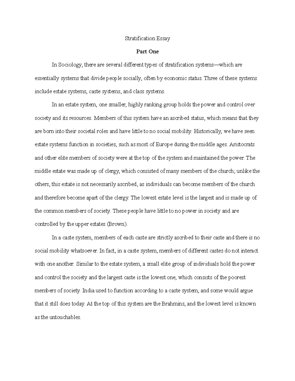 Sociology 102: Understanding Social Stratification and Its Impacts ...