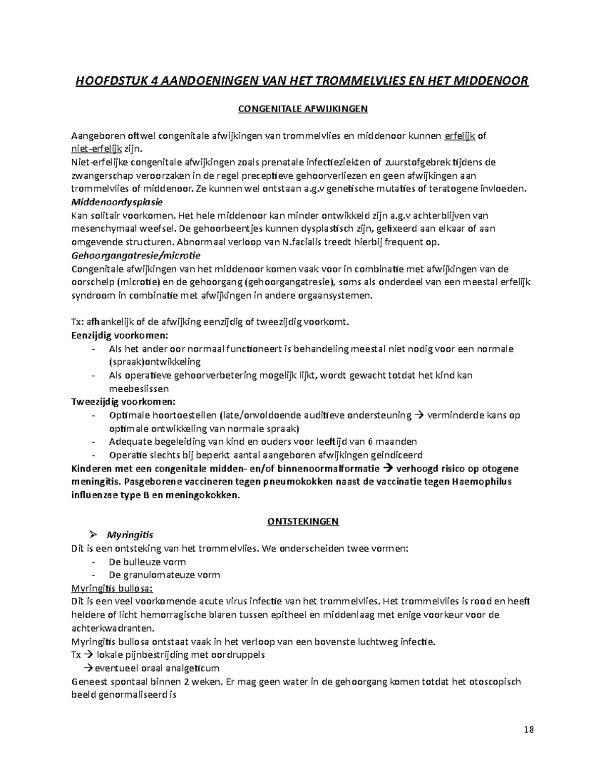 Aandoeningen van het Trommelvlies en het Middenoor in ...