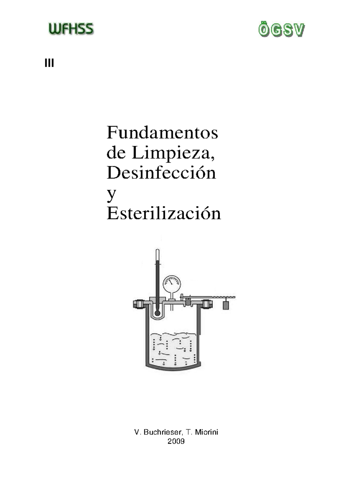 Fundamentos de Limpieza, Desinfección y Esterilización - V. Buchrieser ...