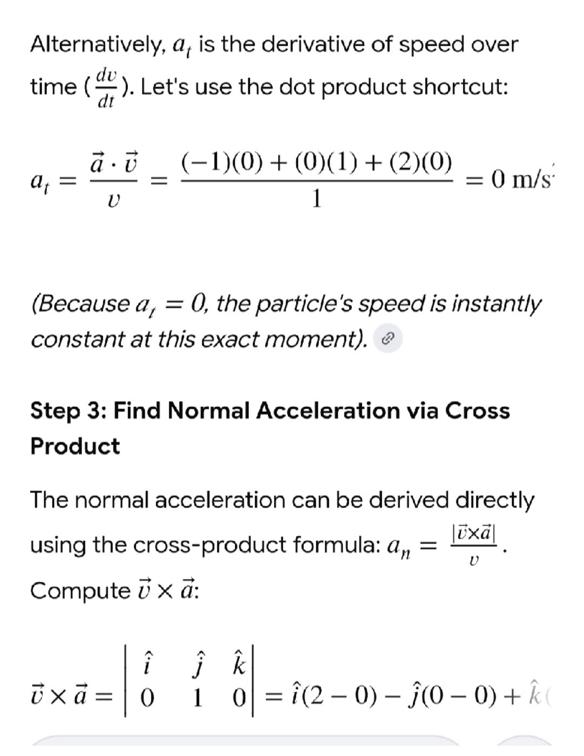 Physics 101: Tangential and Normal Acceleration Analysis - Studocu