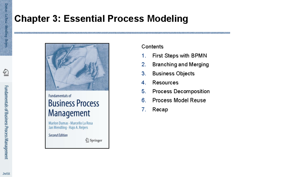 Chapter 3: Essential Process Modeling - BPMN Insights and Techniques - Studocu
