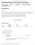 FA3 - FORMATIVE - [F3-FORMATIVE] Third Formative Assessment Due No due ...