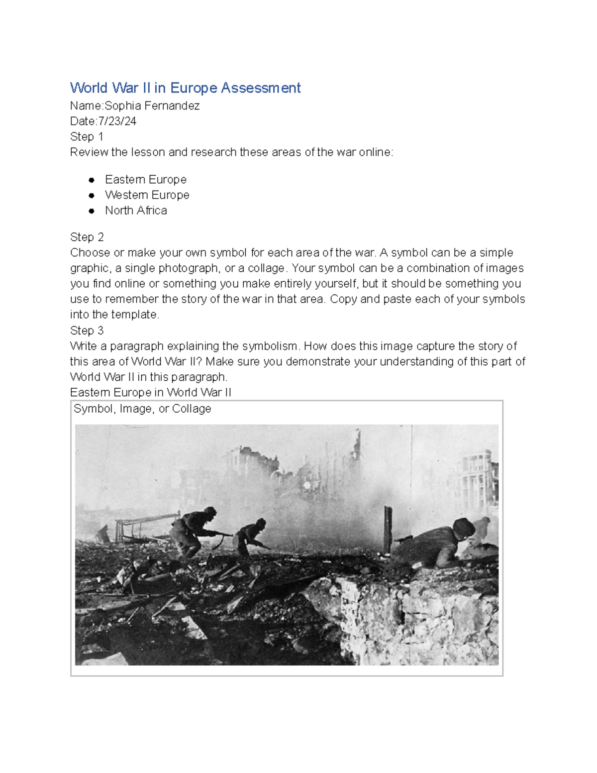 World War II in Europe: Comprehensive Assessment Guide - Studocu