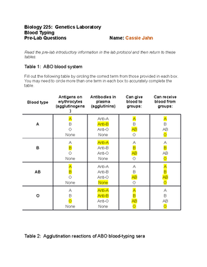 Bacterial Transformation Post-Lab - Biology 225: Genetics Laboratory ...